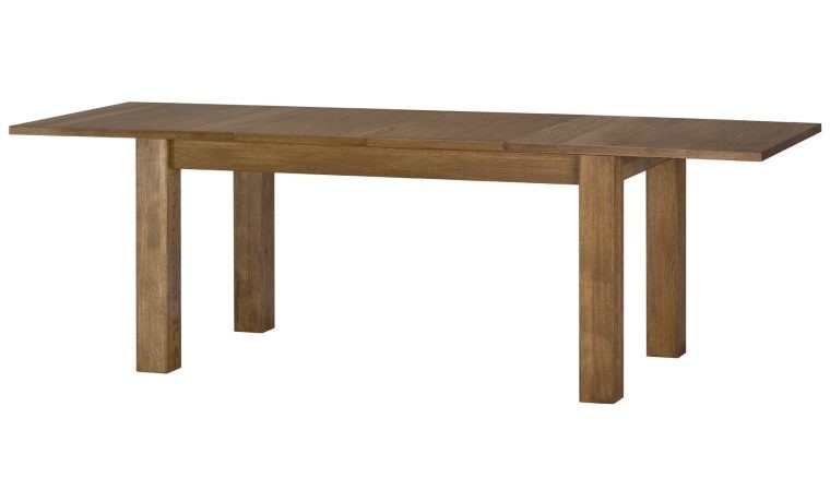 Table à manger avec rallonge en chene massif - Loft