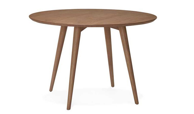 Table à manger ronde noyer Ø120 cm - Leeds