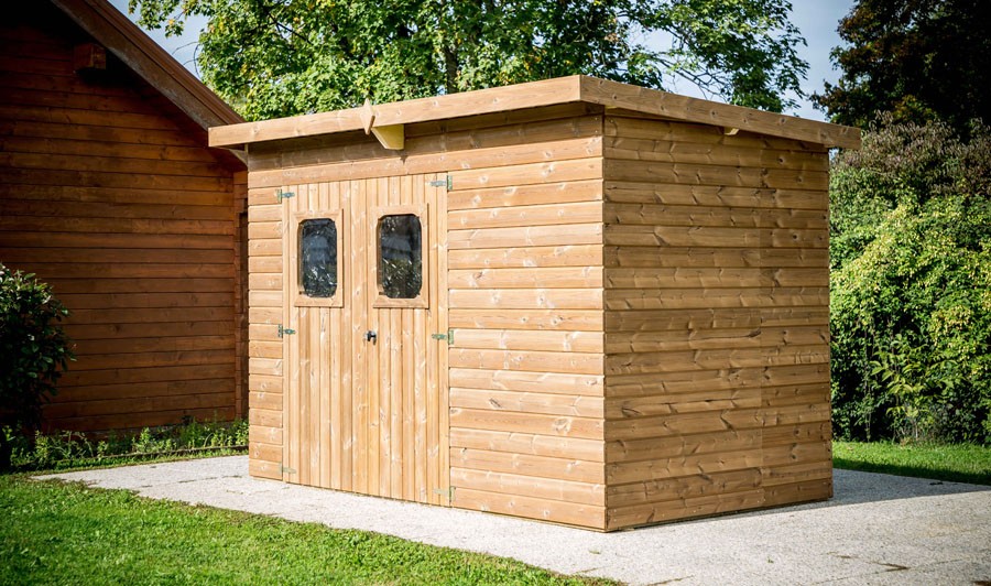 Chalet de jardin toit 1 pente bois THT 7,33 m2 - Missouri