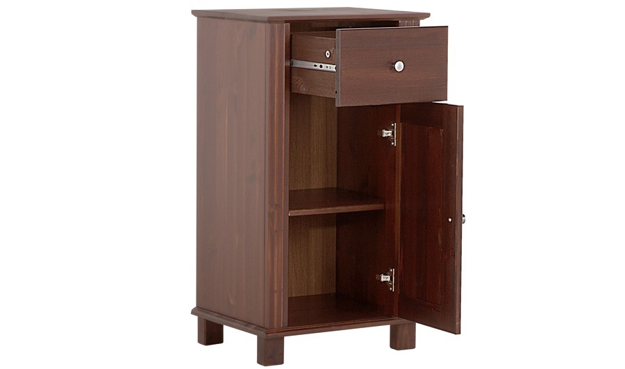 Meuble de rangement bas en bois massif Baikal - House and Garden