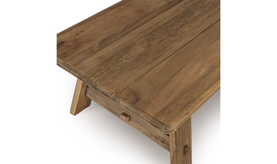 Table basse rustique en pin recyclé Jack - House and Garden