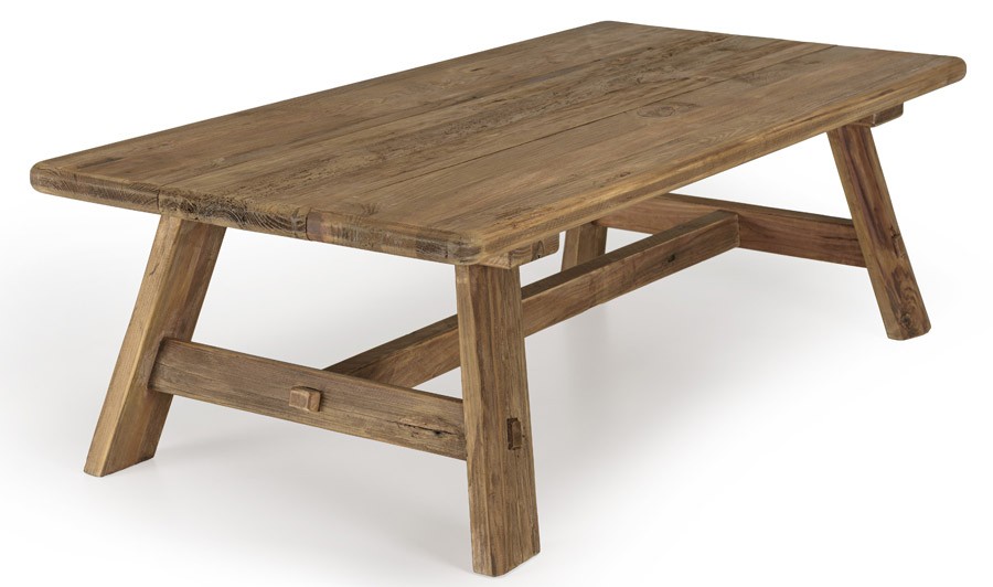 Table basse rustique en pin recyclé Jack - House and Garden