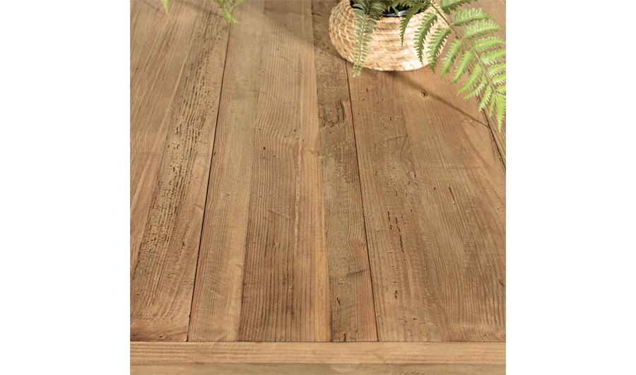 Grande table à manger rustique en pin recyclé Jack - House and Garden