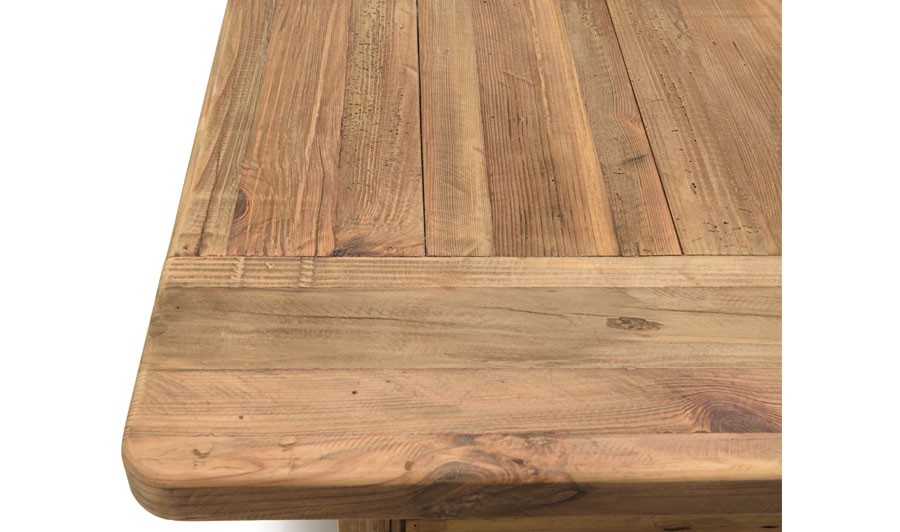 Grande table à manger rustique en pin recyclé Jack - House and Garden