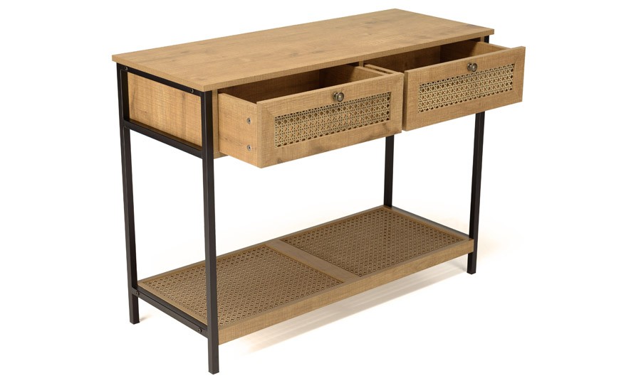 Console marron 2 tiroirs Maryna - House and Garden