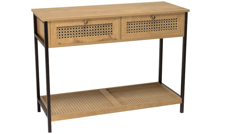 Console marron 2 tiroirs Maryna - House and Garden