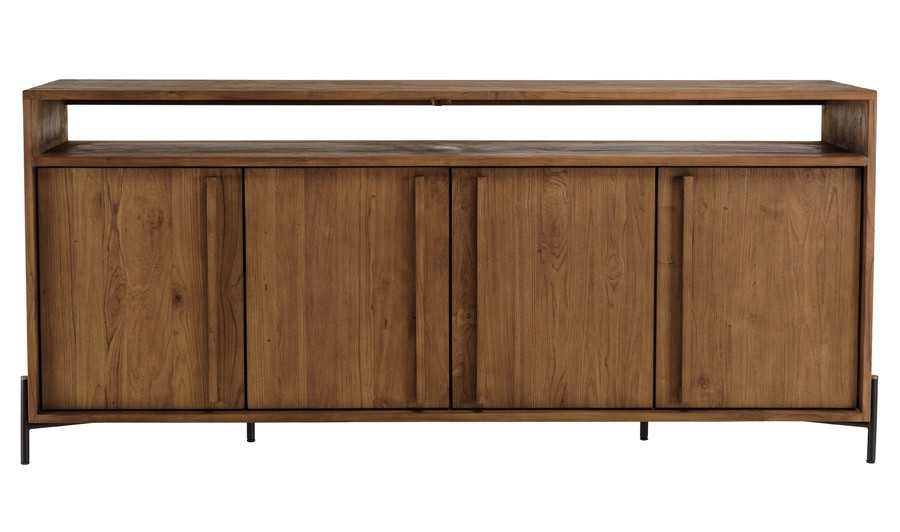 Grand bahut en bois teck recyclé Thekku - House and Garden