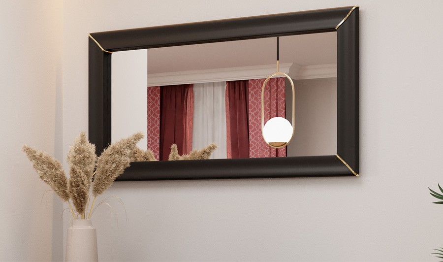 Coiffeuse dorée et noire design - Neirda