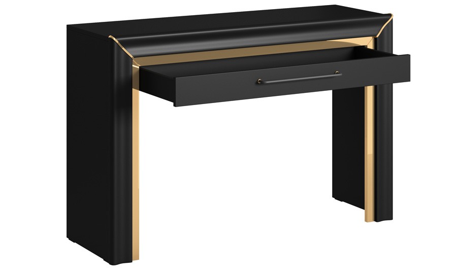 Coiffeuse dorée et noire design - Neirda