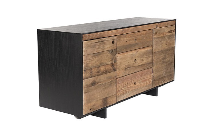 Buffet en pin recyclé design - Oscar